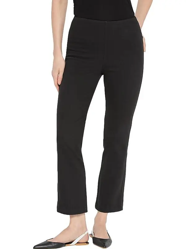 Lyssé High Rise Ankle Baby Bootcut Jeans - Black