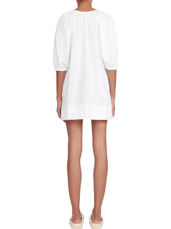 Staud Vincent Mini Dress - White