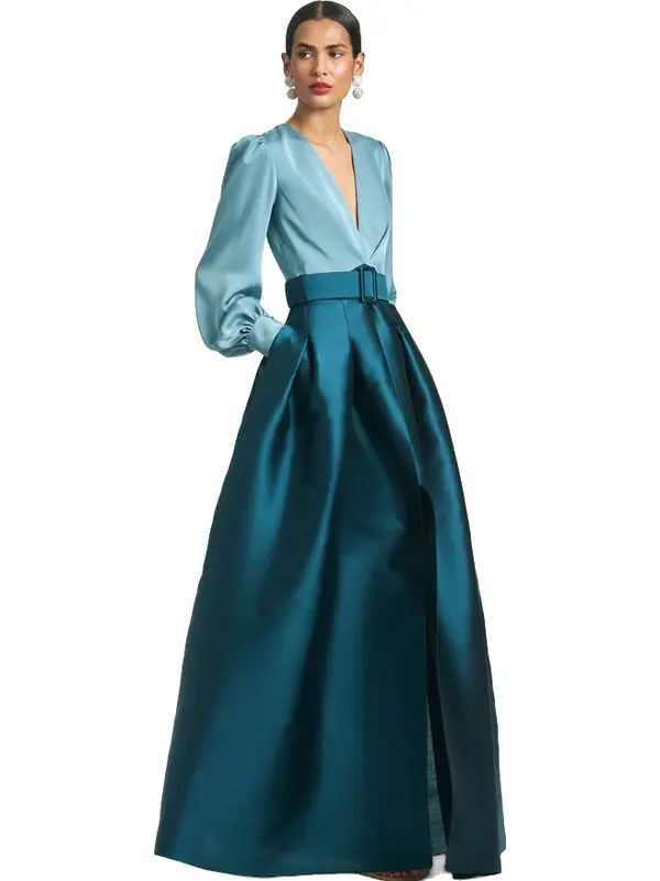 Sachin & Babi Zoe Gown - Teal