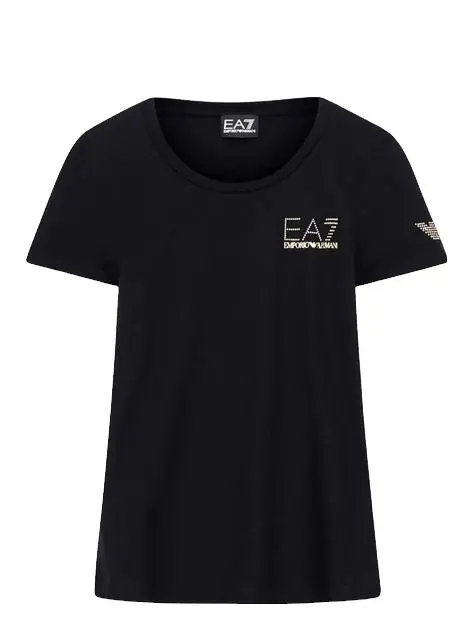 EA7 Evolution Crew-neck T-shirt - Black