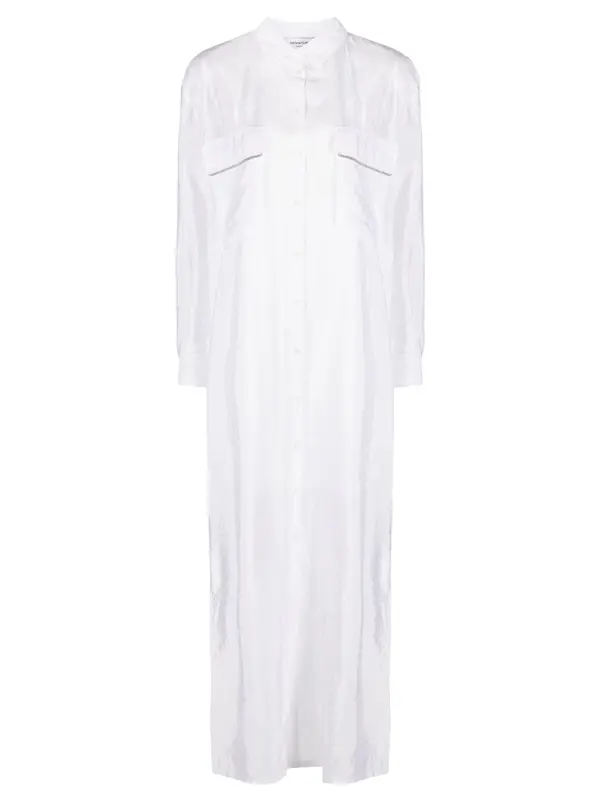 Fabiana Filippi Side-slits Shirt Dress - White