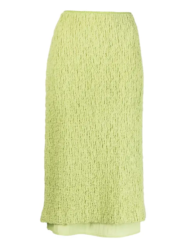 REJINA PYO Mirren High-waisted Midi Skirt - Green