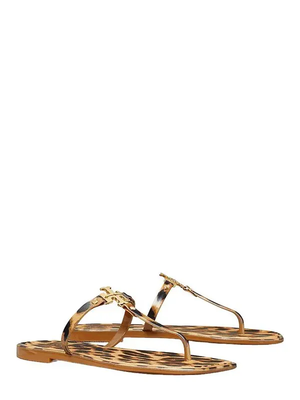 Tory Burch Roxanne Jelly Thong Sandals - Classic Leopard
