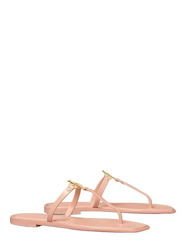 Tory Burch Roxanne Jelly Thong Sandals - Meadowsweet/gold