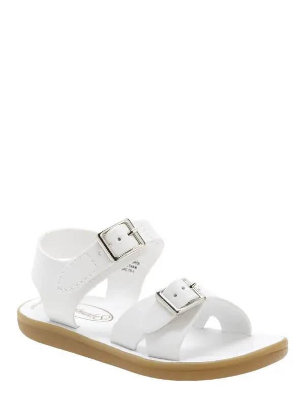 FOOTMATES Tide Sandal - White Micro