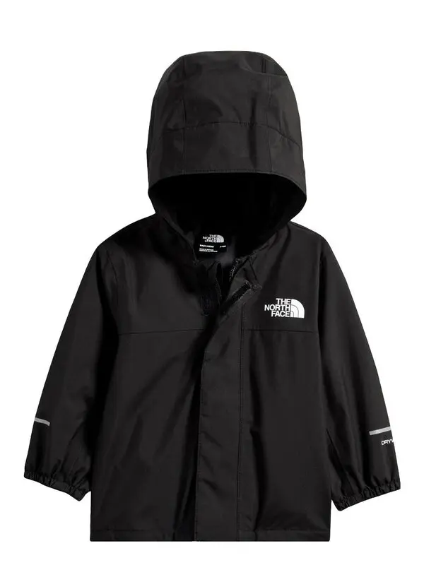 The North Face Antora Waterproof Recycled Polyester Rain Hooded Jacket - Tnf Black/ Tnf Black