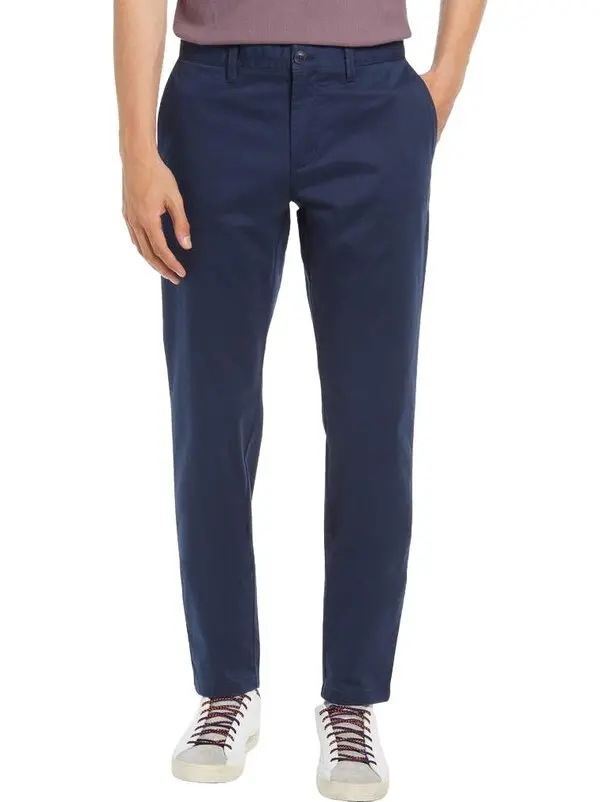 OPEN EDIT Skinny Fit Stretch Chino Pants - Navy Eclipse