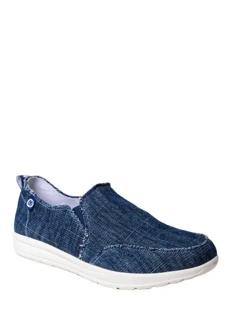 Minnetonka Expanse Slip-on Sneaker - Blue Denim