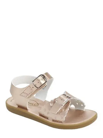 FOOTMATES Eco-ariel Waterproof Sandal - Rose Gold Micro