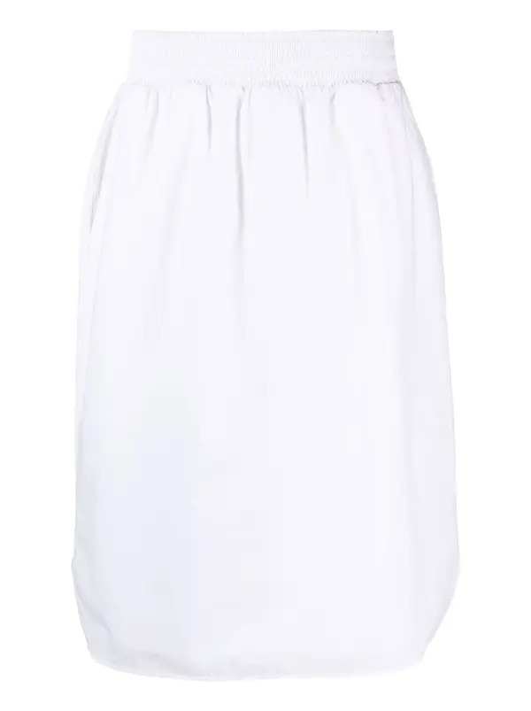 Fabiana Filippi Elasticated-waist Midi Skirt - White