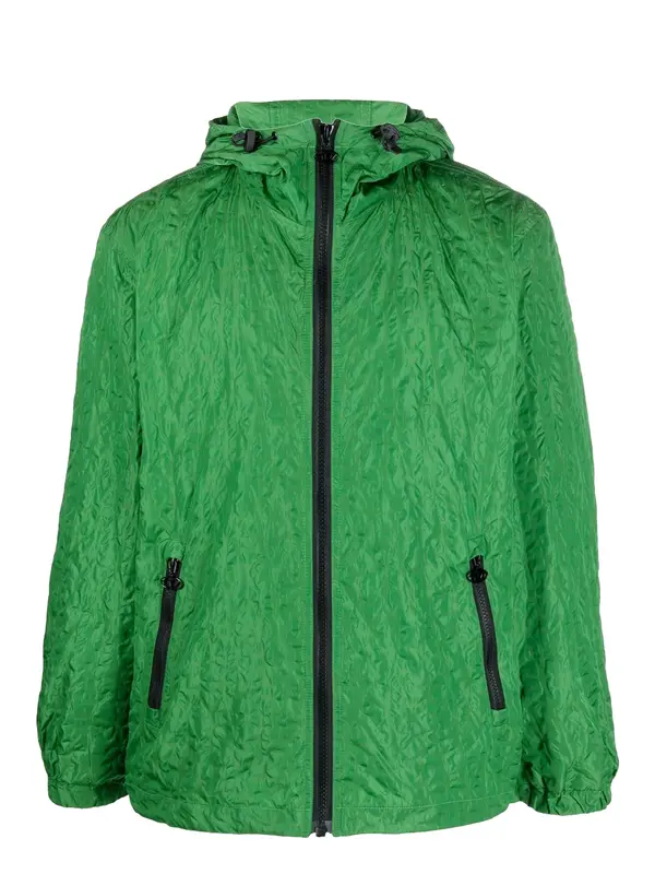 Diesel Crinkled-finish Windbreaker - Green