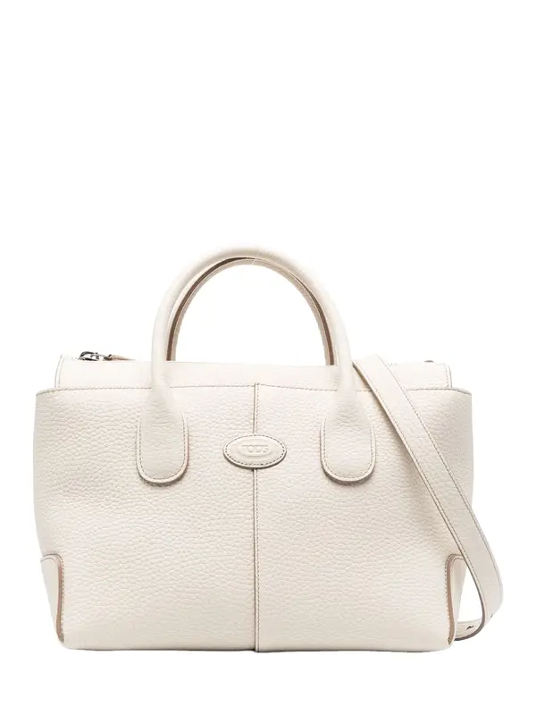 TOD'S Leather Tote - Neutrals