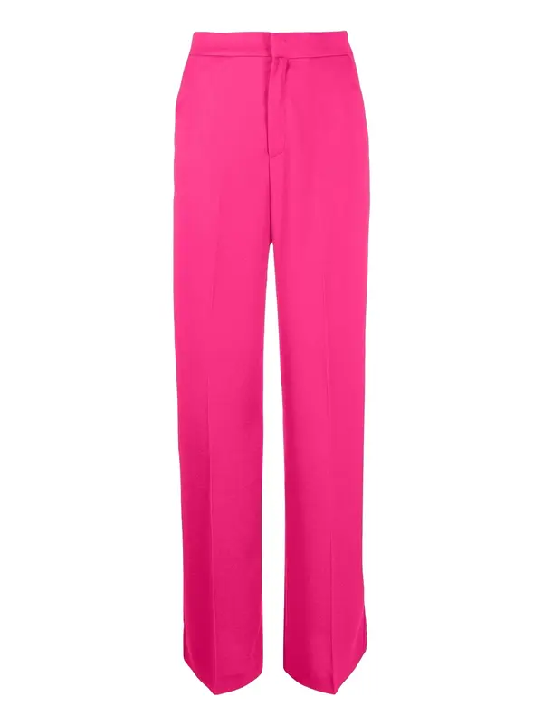 Andamane High-waisted Tailored Trousers - Pink