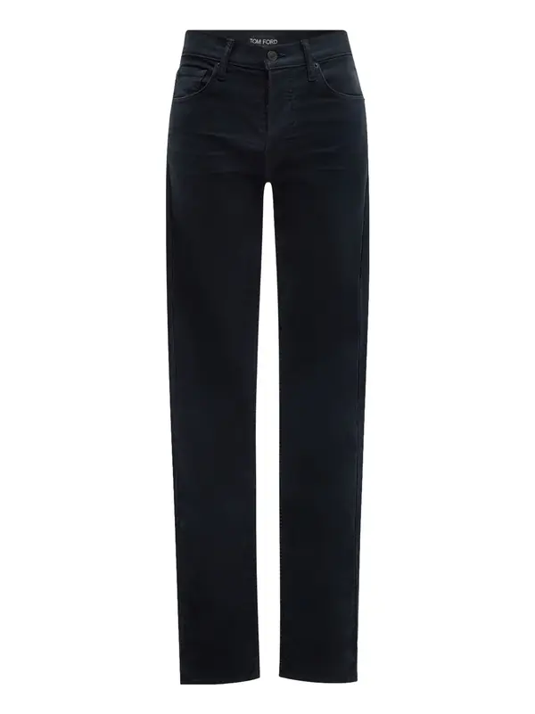 TOM FORD Moleskin Slim-fit Jeans - Navy