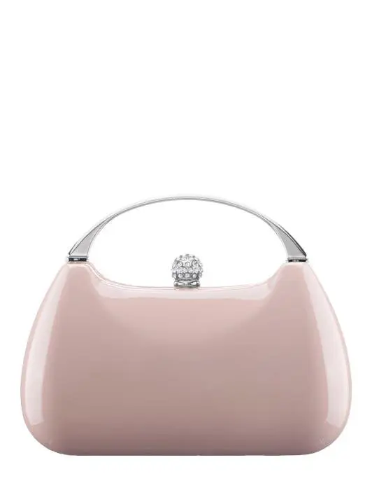 Nina Minaudière Top Handle Bag - Nude