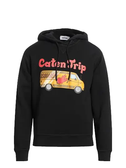 Dsquared2 Fleece Sweatshirt With Brand Logo - Black