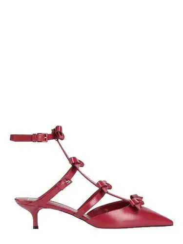 Valentino Garavani Pumps In Leather - Red