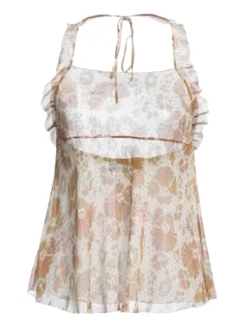 Dsquared2 Floral Print Top - Beige
