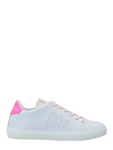 Leather Crown Soft Leather Sneakers - White