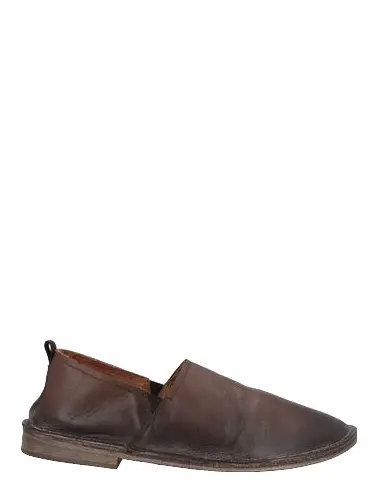 Moma Dark Calfskin Loafers - Brown