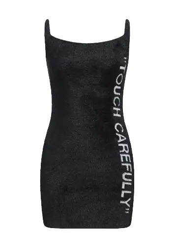 OFF-WHITE™ Mini Knit Dress - Black
