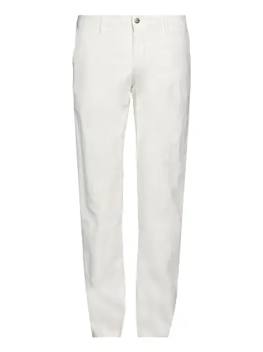 Incotex Pants Size Cotton, Elastane - White