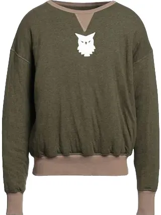 MAISON MARGIELA Cotton Fleece Sweatshirt - Green