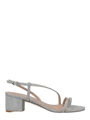STUART WEITZMAN Thong Sandals - Silver