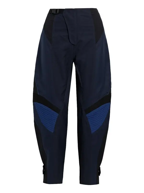 Stella McCartney Paneled Tapered Pants - Navy