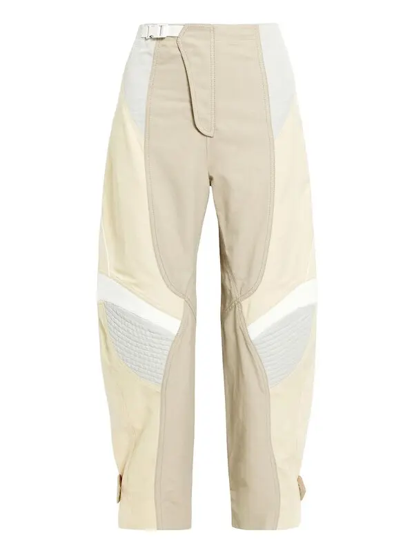Stella McCartney Twill Tapered Pants - Beige