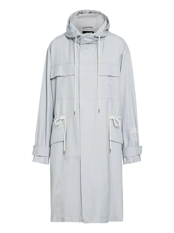 Stella McCartney Cotton-blend Twill Parka - Light Gray