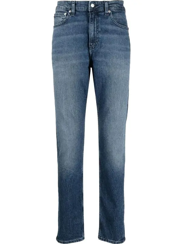 Calvin Klein Slim-fit Tapered Jeans - Blue