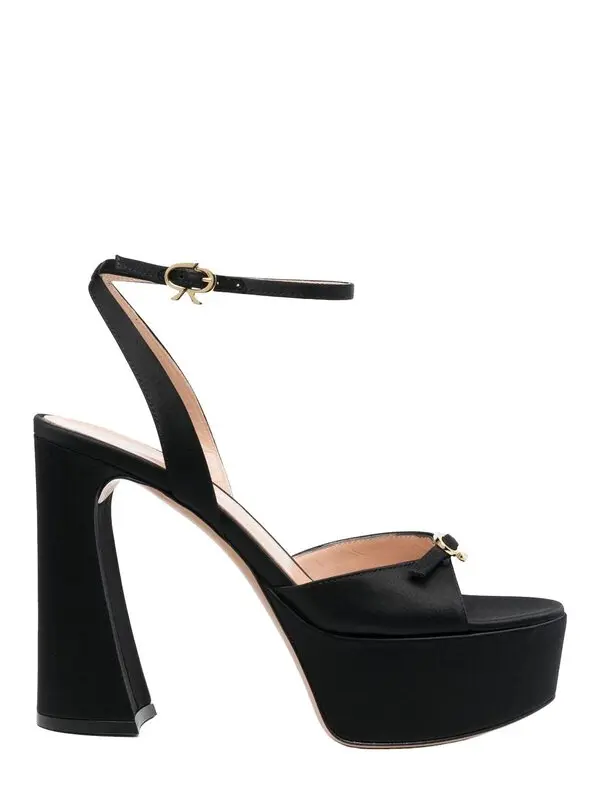 GIANVITO ROSSI Maddy 115mm Platform Sandals - Black