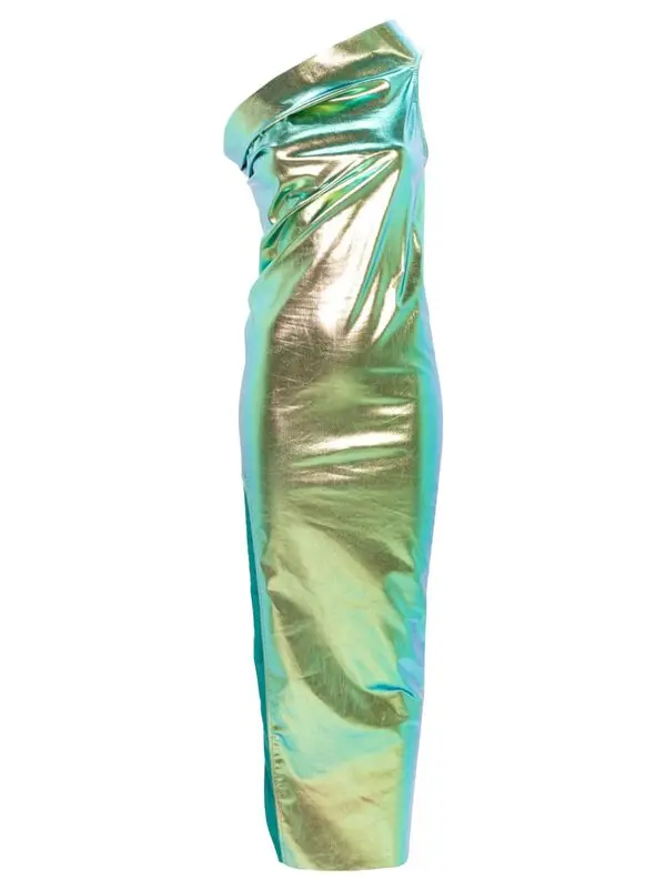 Rick Owens Athena Iridescent-effect Gown - Green