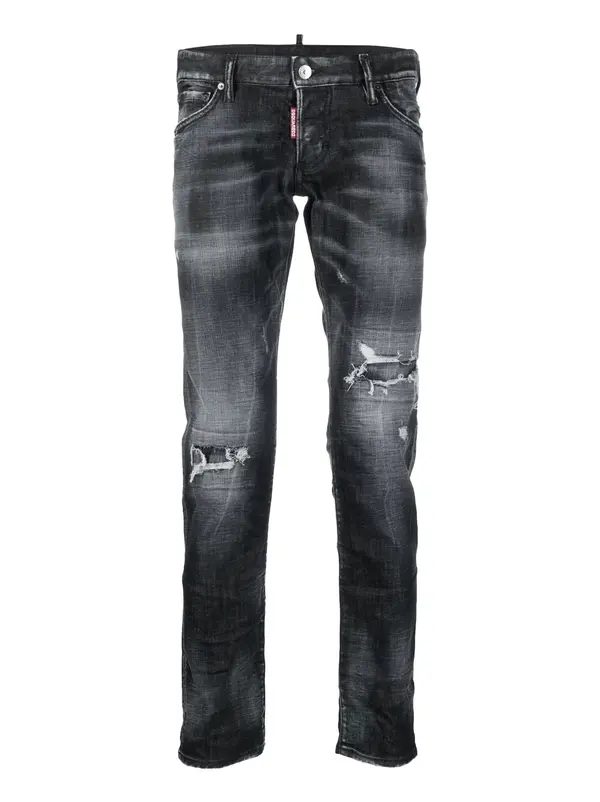 Dsquared2 Distressed Skinny Jeans - Blue