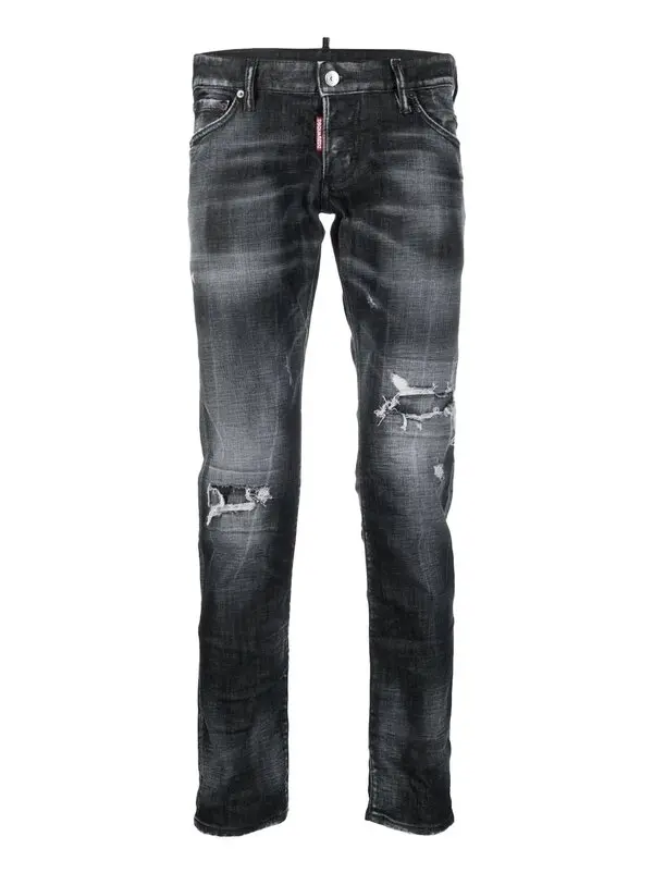 Dsquared2 Distressed Skinny Jeans - Blue