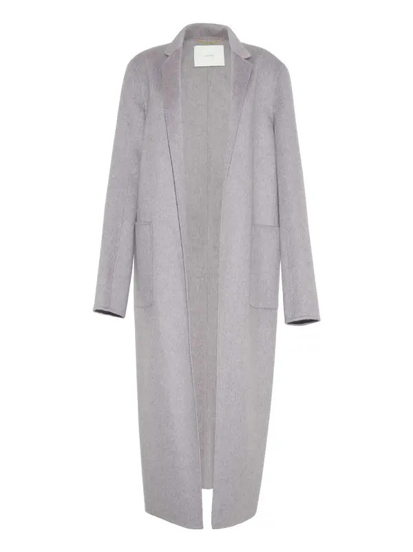 Adam Lippes Vanessa Cashmere Coat - Grey