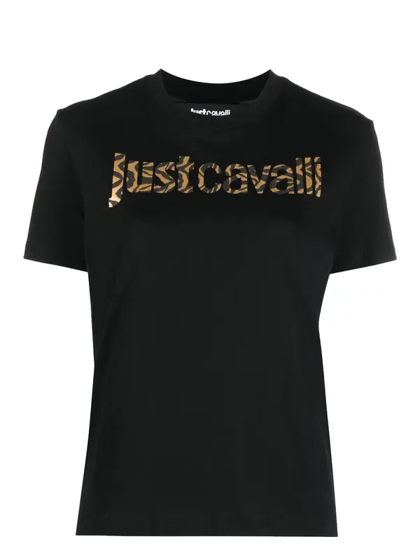 Just Cavalli Logo-print T-shirt - Blue