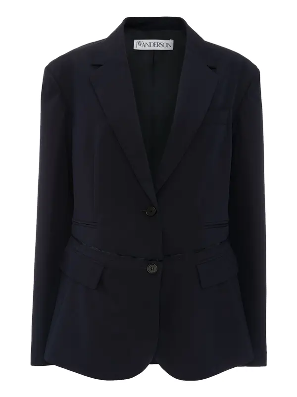JW Anderson Single-breasted Blazer - Blue