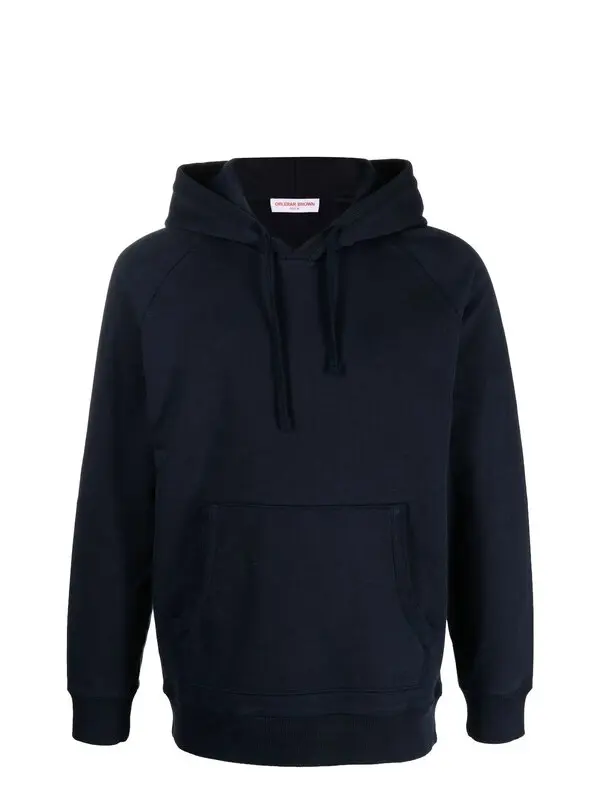 Orlebar Brown Francis Cotton Hoodie - Blue