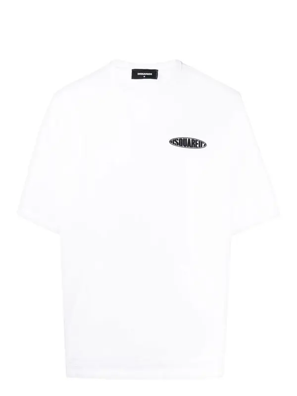 Dsquared2 Logo-print Cotton T-shirt - White