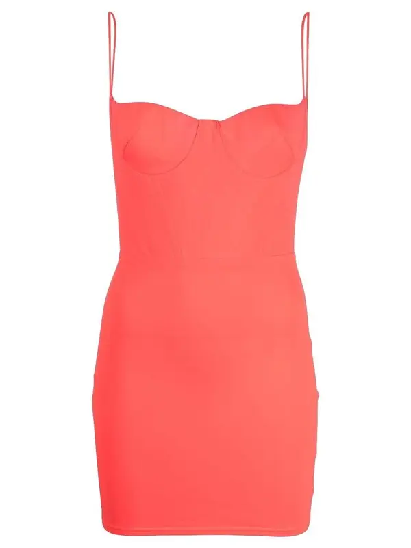 Alex Perry Deacon Sweetheart Neckline Mini Dress - Pink