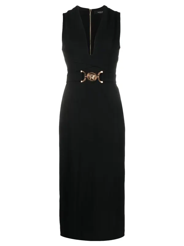 Versace Medusa '95 Midi Dress - Black