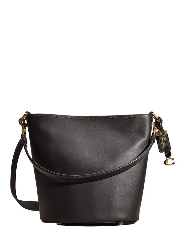 COACH Restored Dakota Bucket Bag - Brass/black
