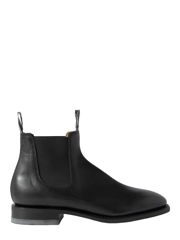 R.M.WILLIAMS Comfort Craftsman Leather Chelsea Boots - Black