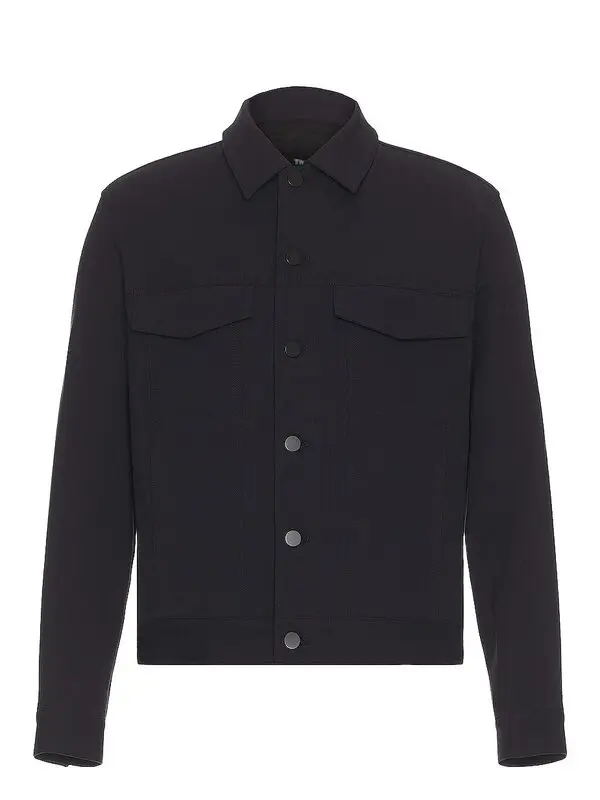 Theory River Neoteric Twill Jacket - Dark Navy
