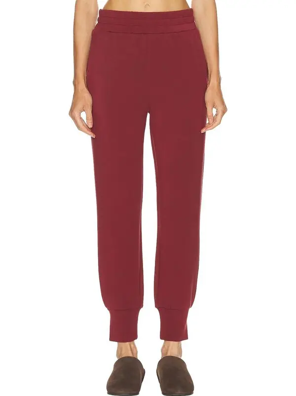 Varley Slim Cuff 27.5 Pant - New Maroon