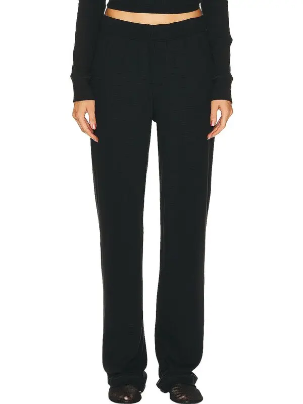 Eterne Thermal Lounge Pant - Black