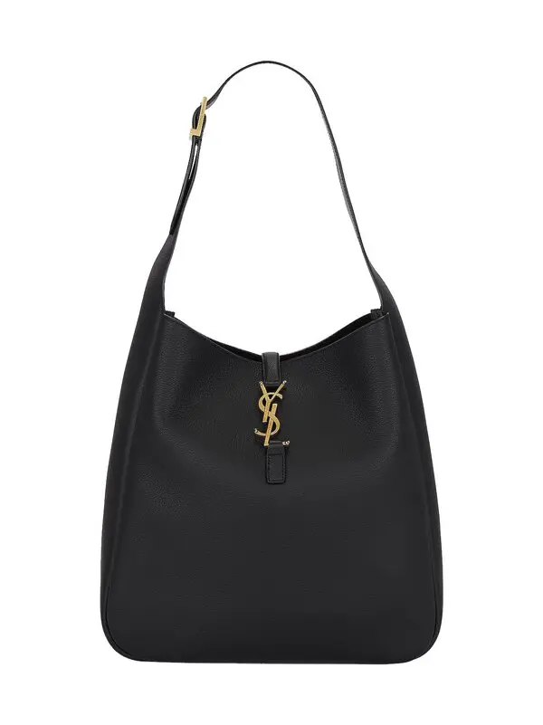 Saint Laurent Large Le 5 A 7 Hobo Bag - Nero