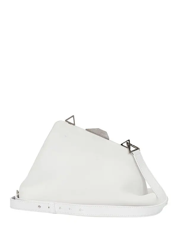 Attico Day Off Shoulder Bag - White